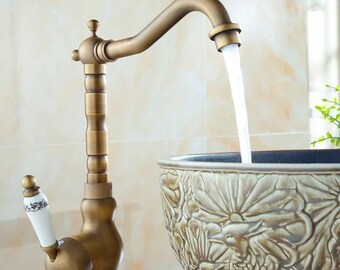 Antique Brass Kitchen Mixer - Etsy