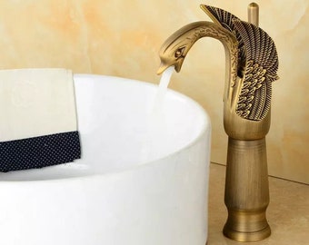 Antique Brass Animal Faucet - Etsy