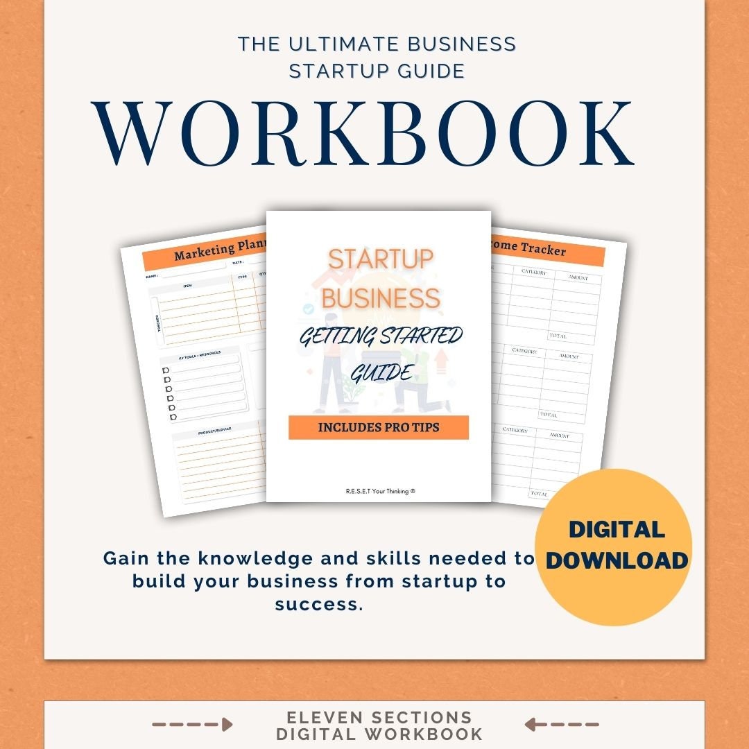 The Ultimate Business Startup Guide Digital Workbook - Etsy