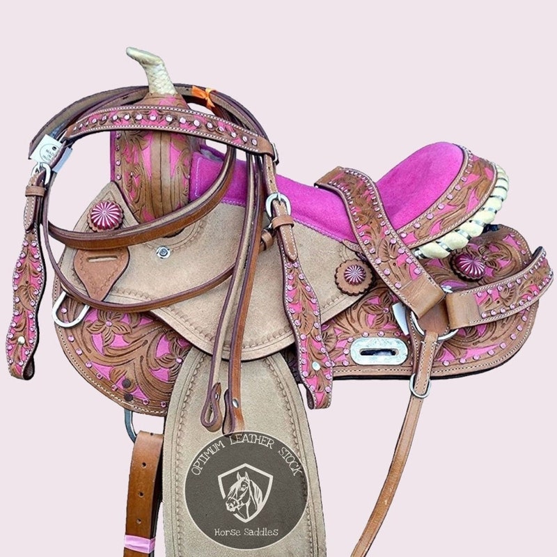 Horse Saddle 18 Pink - Etsy