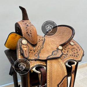 Deep Seat/high Cantle Western Barrel Racing Pony and Adult Size Premium ...