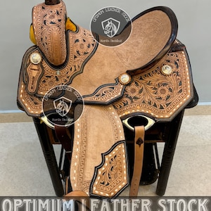 Deep Seat/high Cantle Western Barrel Racing Pony and Adult Size Premium ...
