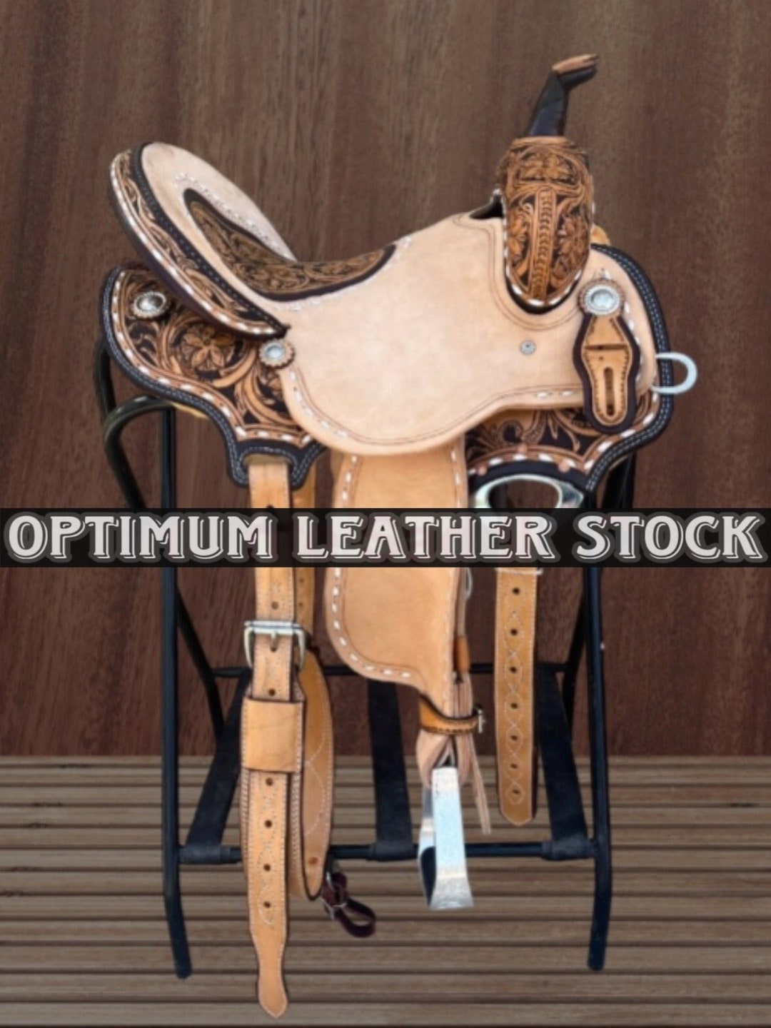 Deep Seat/high Cantle Western Barrel Racing Pony and Adult Size Premium ...