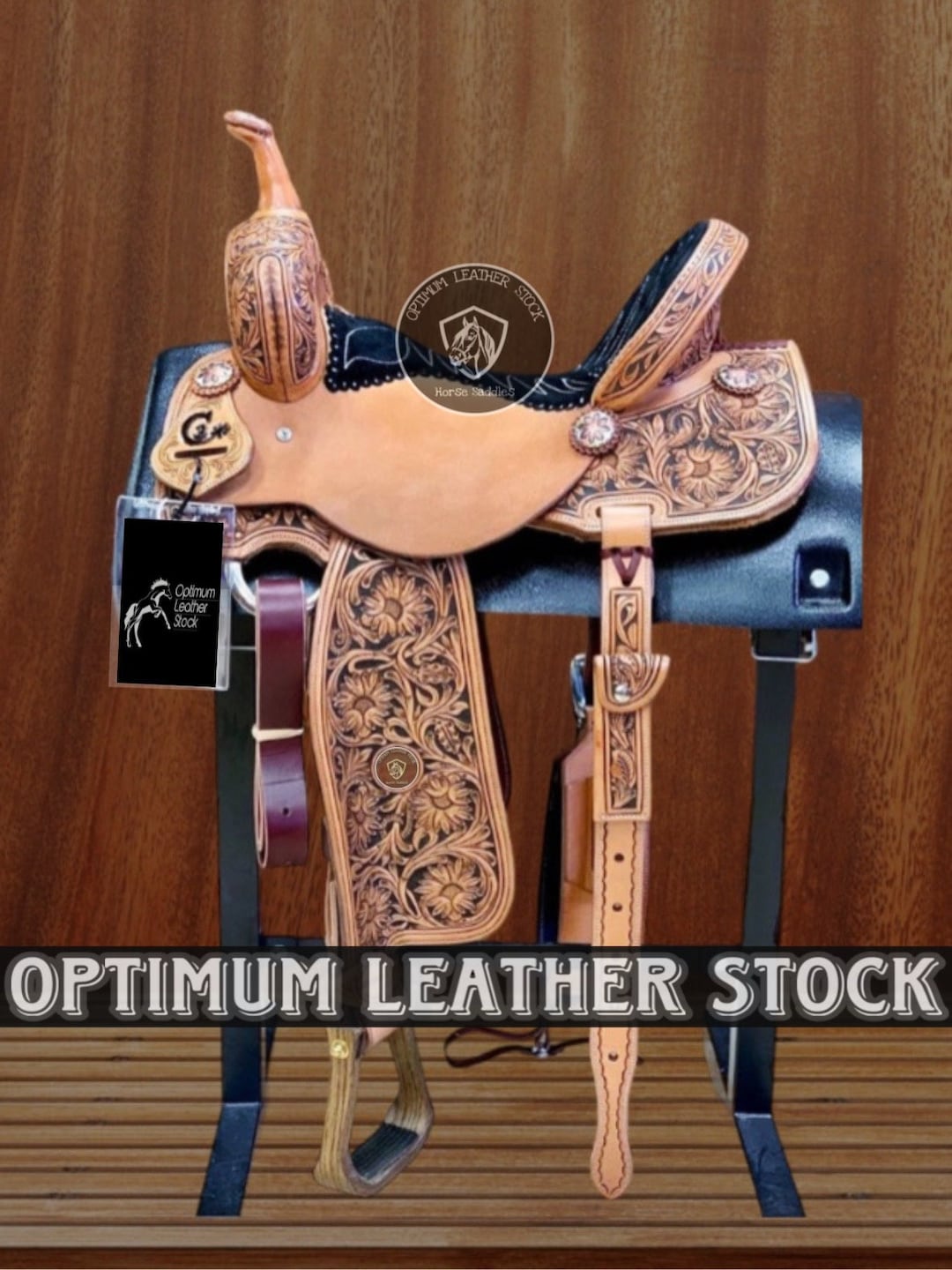 Deep Seat/high Cantle Western Barrel Racing Pony and Adult Size Premium ...