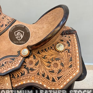 Deep Seat/high Cantle Western Barrel Racing Pony and Adult Size Premium ...