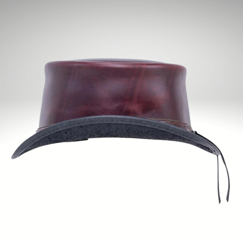 Mad Hatter Hat | Mad Hatter Maroon Top Hat | Mad Hatter Top Hat- 100% ...