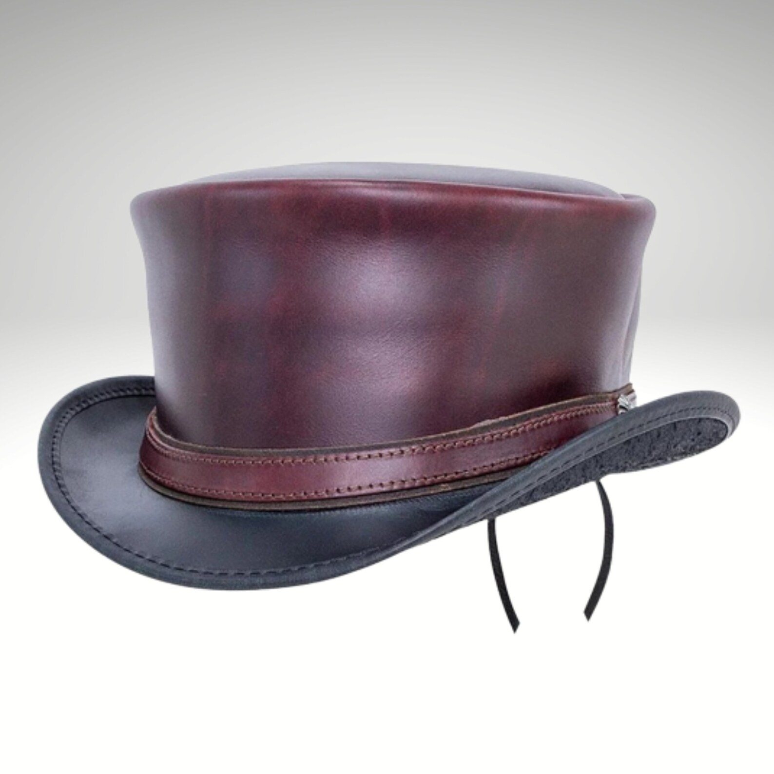 Mad Hatter Hat | Mad Hatter Maroon Top Hat | Mad Hatter Top Hat- 100% ...