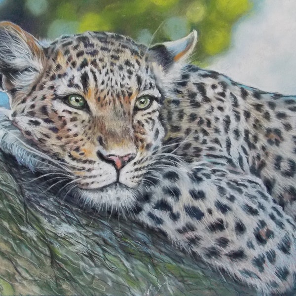 Painting Leopard - Etsy