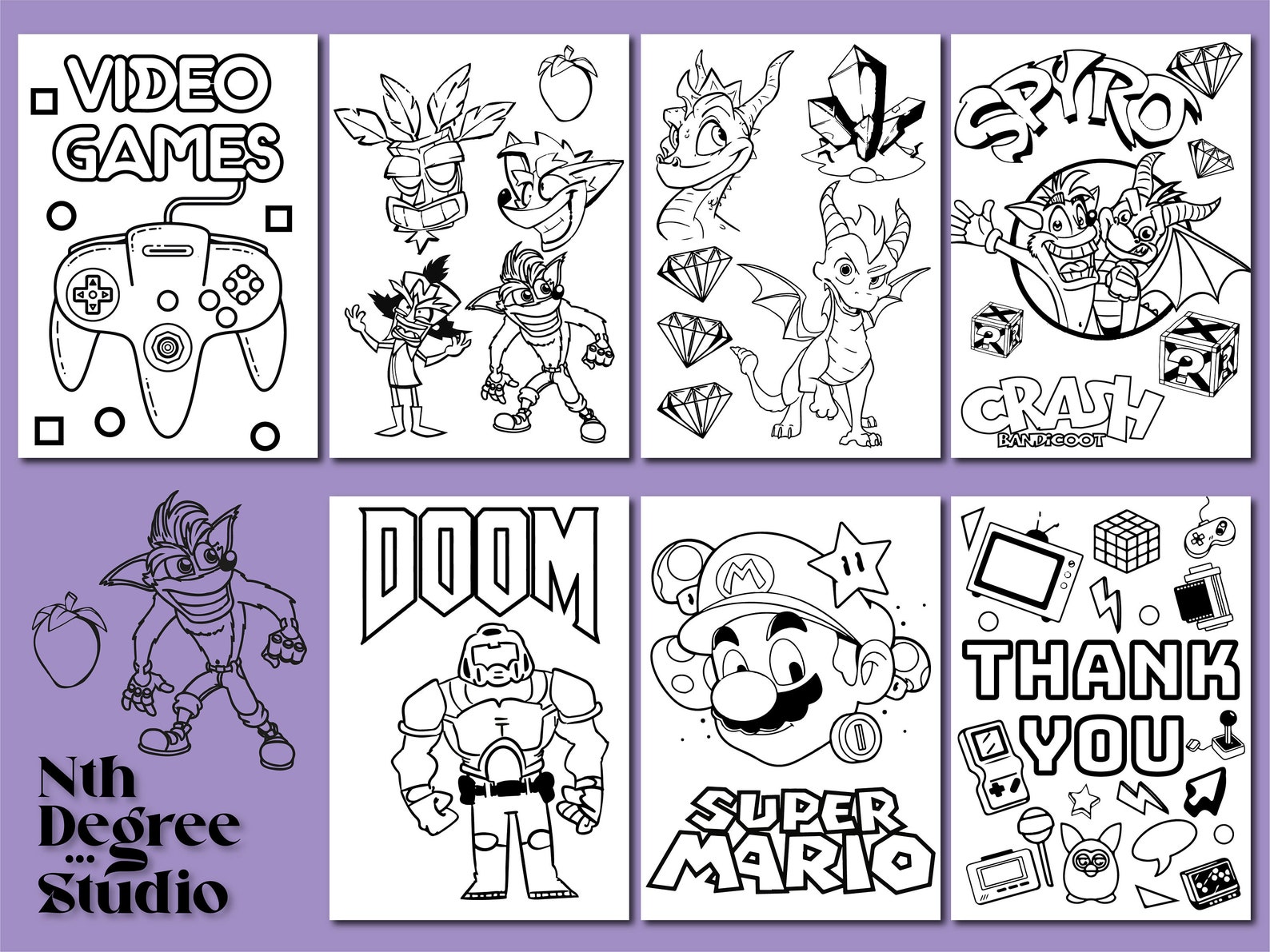 90s Colouring Pages, Cartoons Gaming Music, 90s Aesthetic, Colouring ...