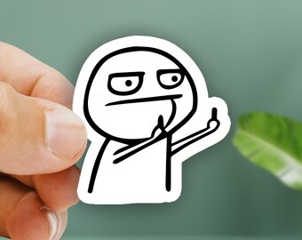 Meme Car Window Sticker - Etsy