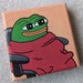 Peepocomfy Peepo Painting Canvas Painting Meme Frog - Etsy