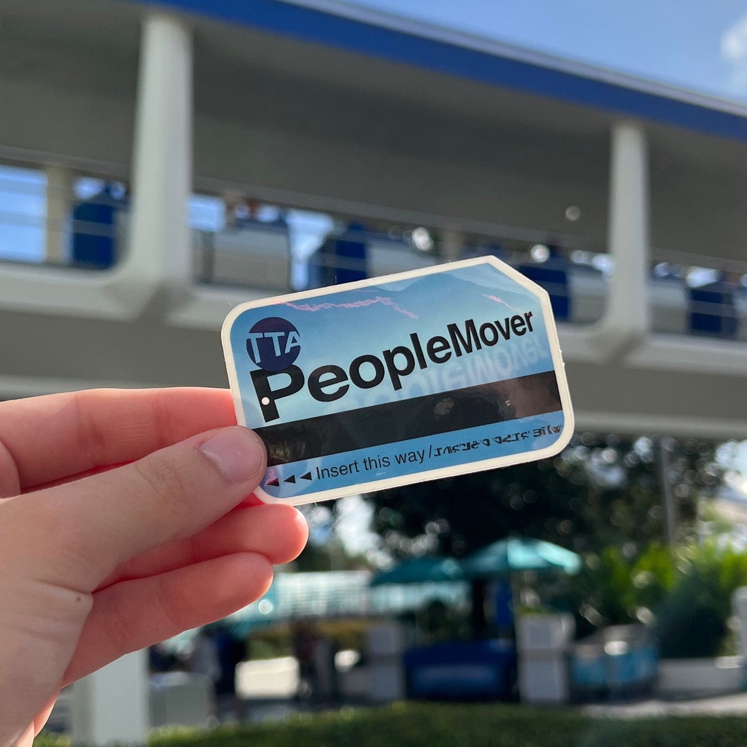 Peoplemover Metrocard Sticker Weather-resistant Vinyl Sticker for ...