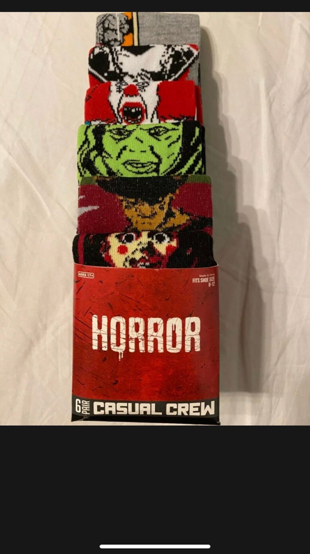 Vintage Horror Socks - Etsy