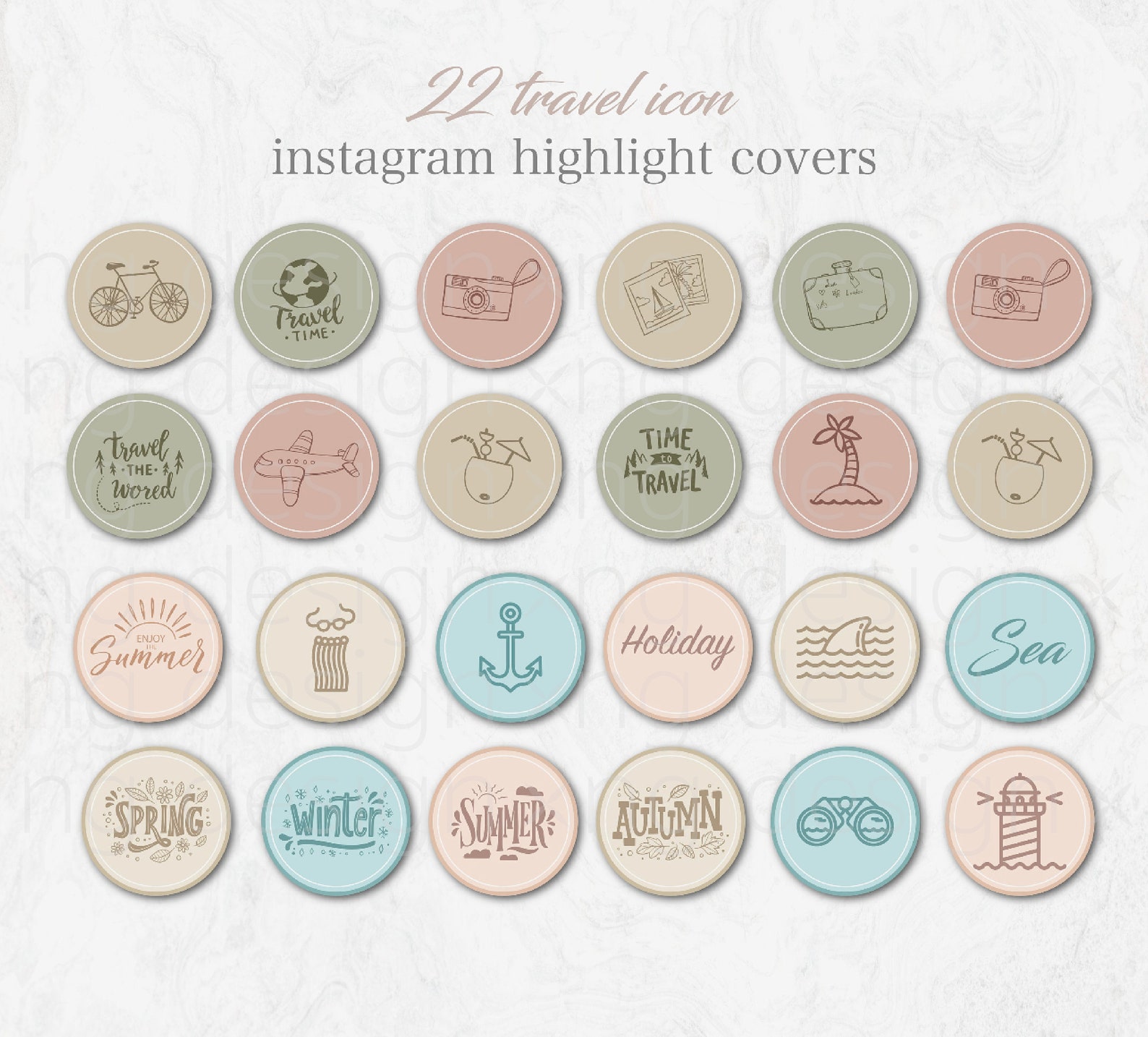 233 Travel Instagram Highlight Covers | Country, City, Us States, Month ...