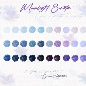 Moonlight Melody, Procreate Color Palette, Procreate Swatches, Color Swatches, Procreate ...