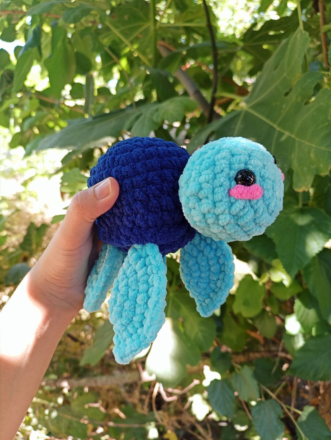 Crochet Sea Turtle Plush Dollturtle Plushieplush Amigurumi - Etsy