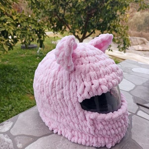Cat Motorcycle Helmet Cover Mask - Etsy