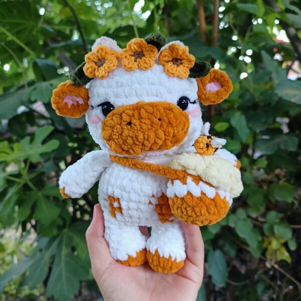 Crochet Cow Pattern - Etsy