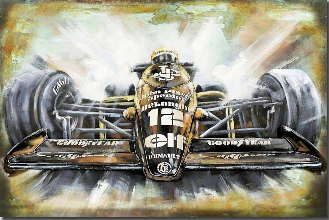Tableau XXL 120X80 en métal et en relief F1 FORMULE 1 - Etsy France