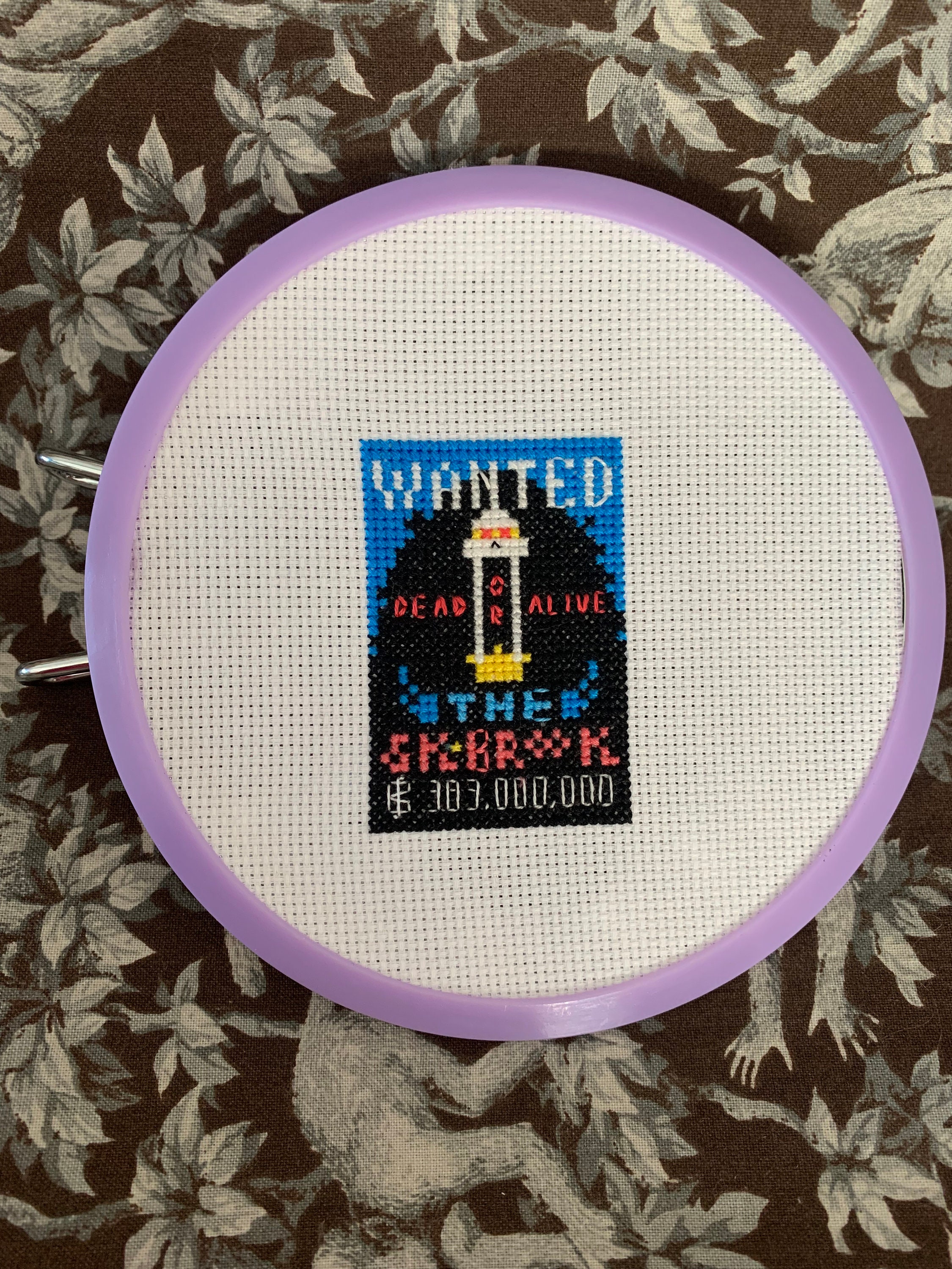 One Piece Brook Mini Cross Stitch Pattern PDF File - Etsy