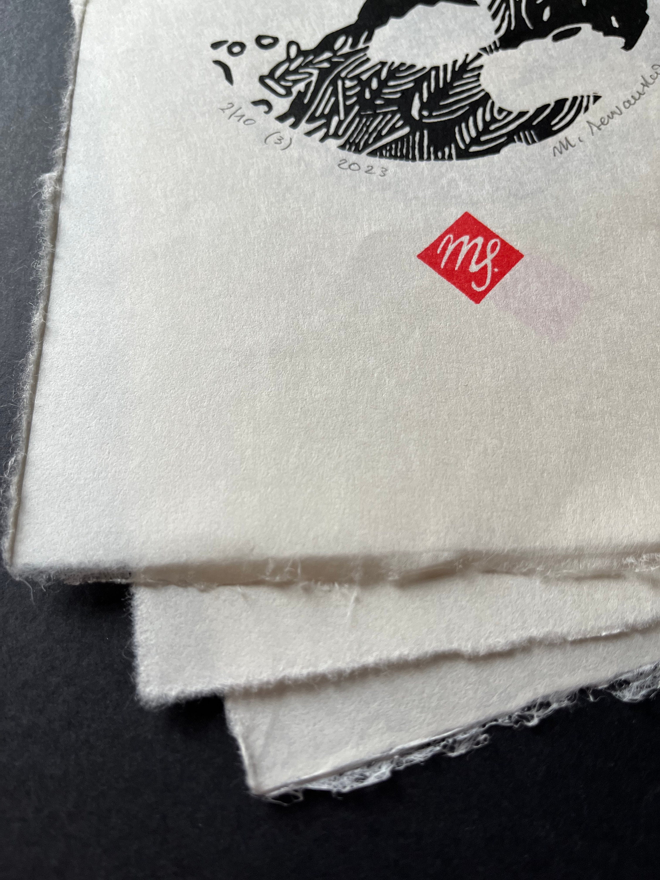 BIRD. Linocut Print - Etsy