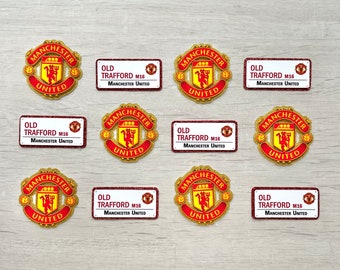 Manchester United Cupcake Toppers - Etsy UK