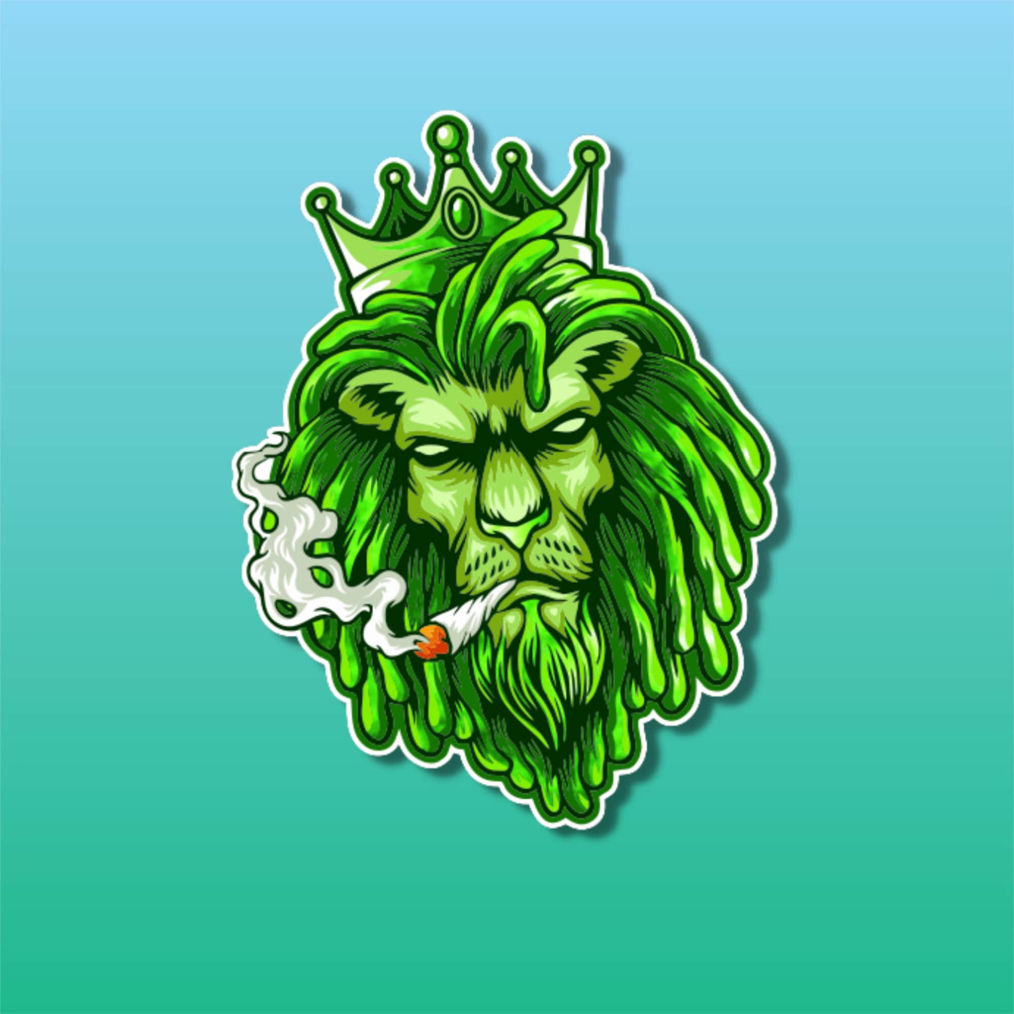 Marijuana Weed Sticker Decal Funny Vinyl Car Bumper 420 Smoke Funny ...