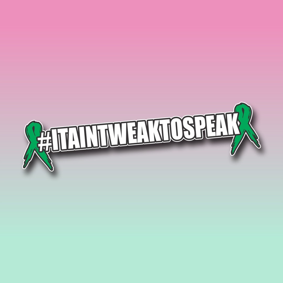 It Aint Weak to Speak Vinyl Sticker Aussie Funny Meme Bogan Australia ...