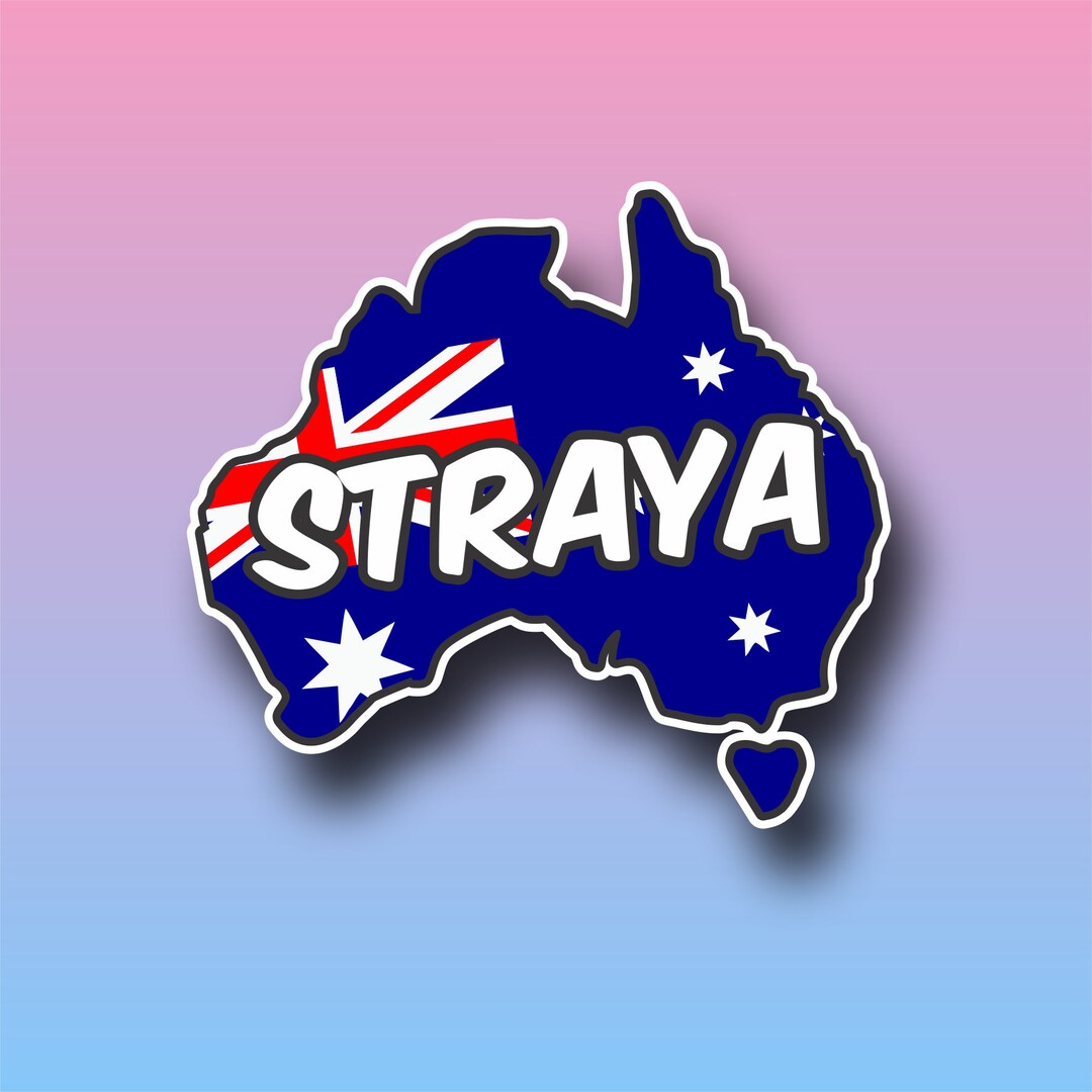 Australia Vinyl Sticker Aussie Funny Meme Bogan Australia Adult Humour ...