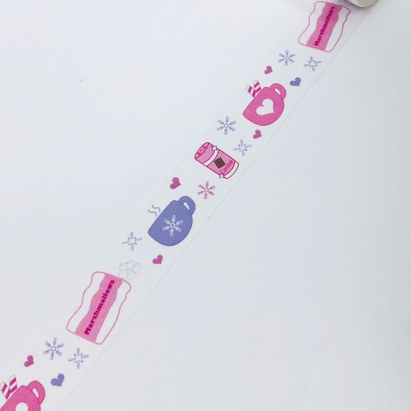 Hot Pink Washi Tape - Etsy