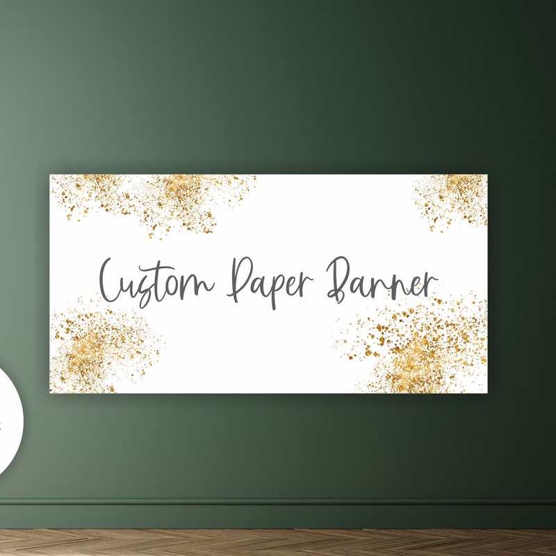 Paper Banner - Etsy