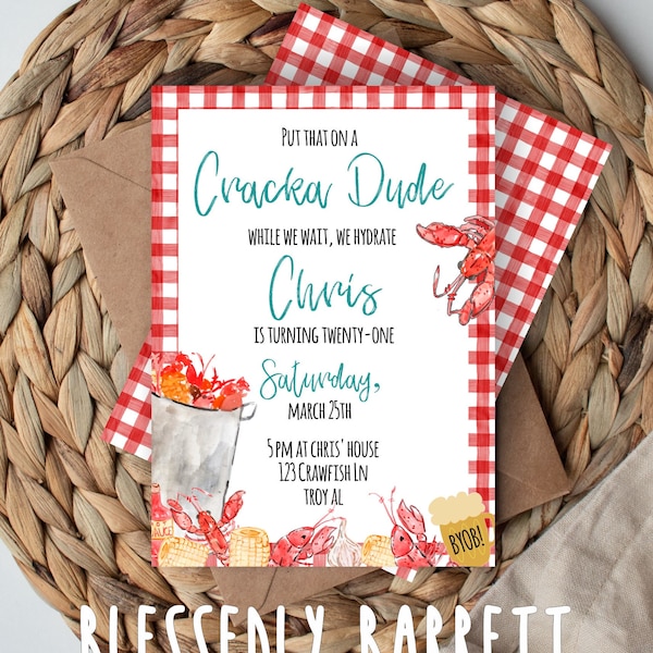 Cajun Invitation - Etsy