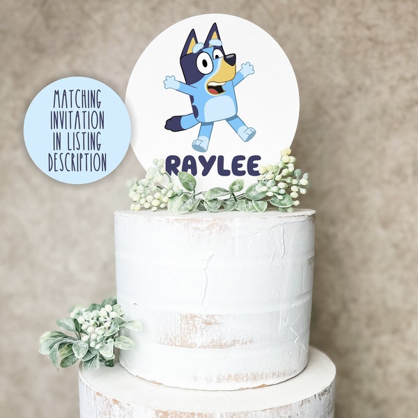 Heeler Cake Topper - Etsy