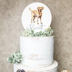 Labrador Retriever Cake Topper | Yellow Lab | Black Lab | Hunting Party ...
