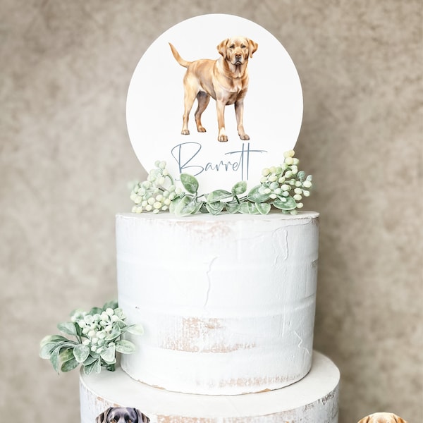 Labrador Cake Topper - Etsy