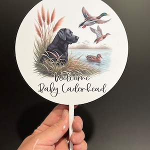 Hunting Cake Topper | Lucky Duck | Watercolor | Hunting Party | Deer ...