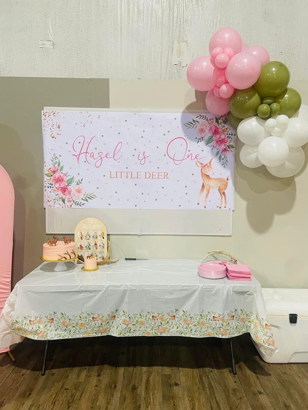 Pink Girly Hunting Birthday Party | Our Little Deer | Buck | Whitetail ...