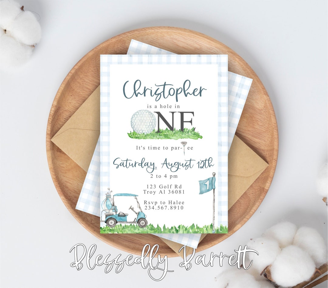 Classic Golf Invite | Par-tee | First Birthday | First Round | Hole in ...