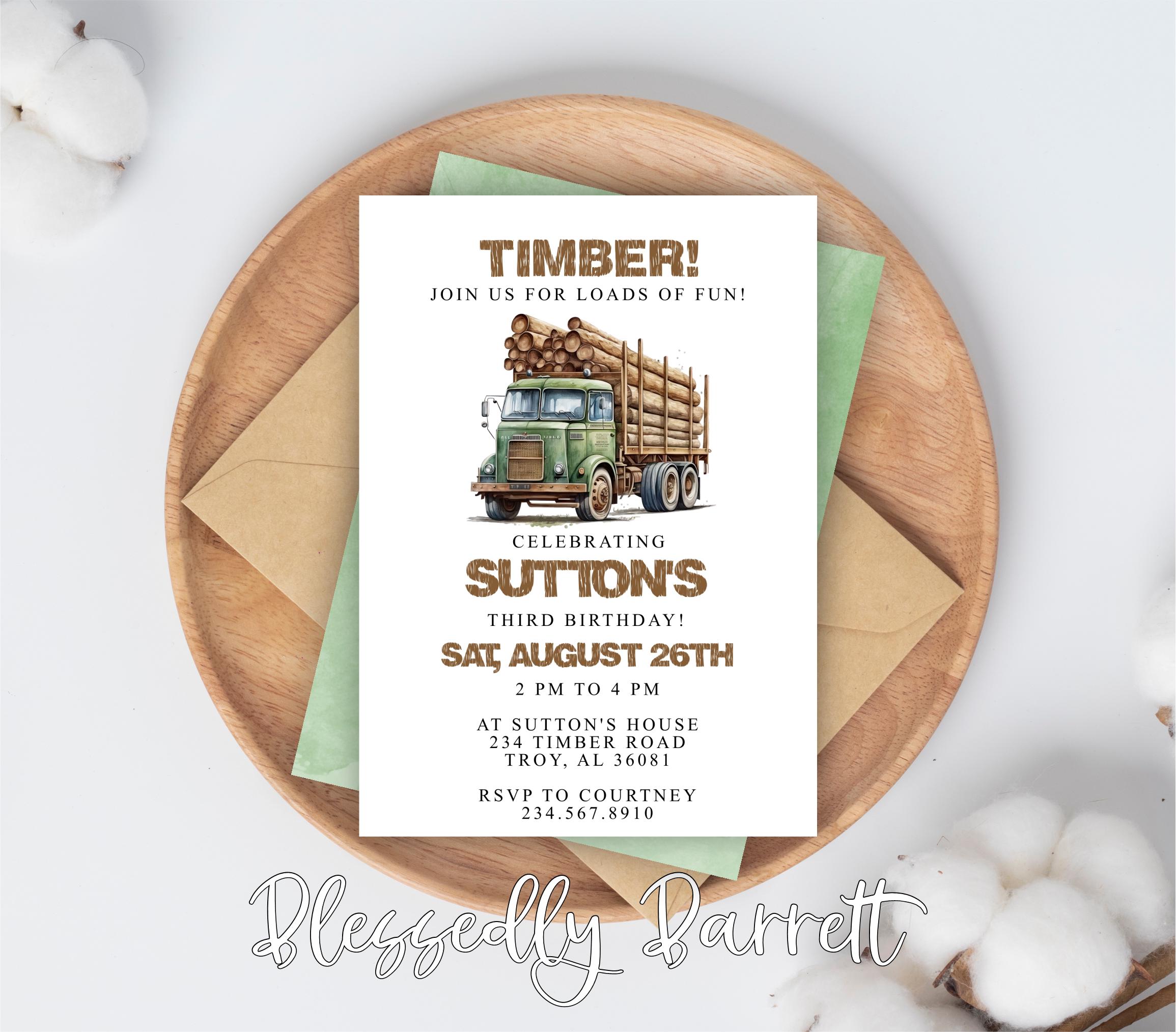 Logging Invite | Log Truck | Sawmill | Loads of Fun | Timber | Barnyard ...