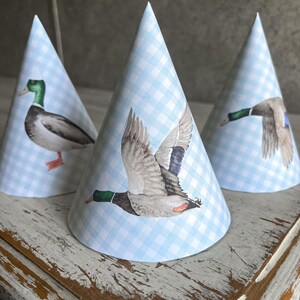 Mallard Party Hat Set | DIY Party Hat | First Birthday | One Lucky Duck ...