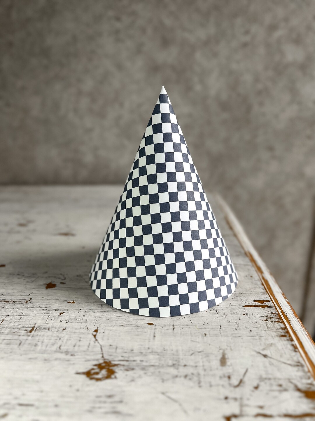 Checkered Birthday Party Hat | DIY Party Hat | First Birthday | Race ...