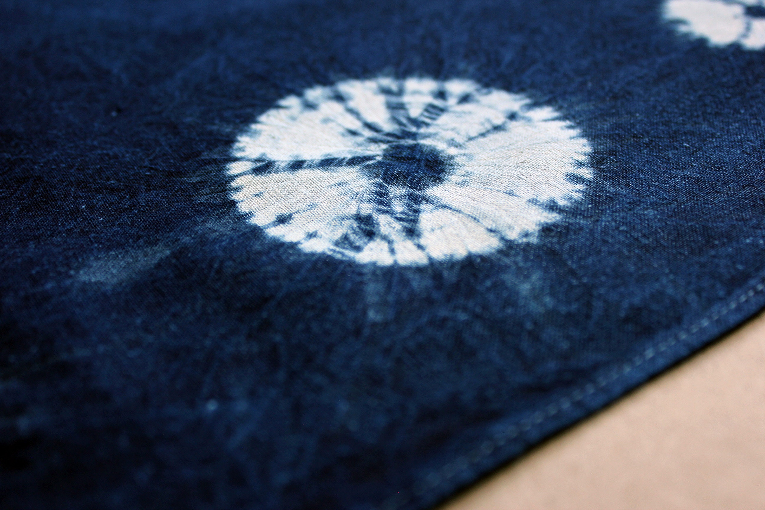 Kumo Japanese Shibori Wall Art | Natural Indigo Hand Dyed Textile Art ...