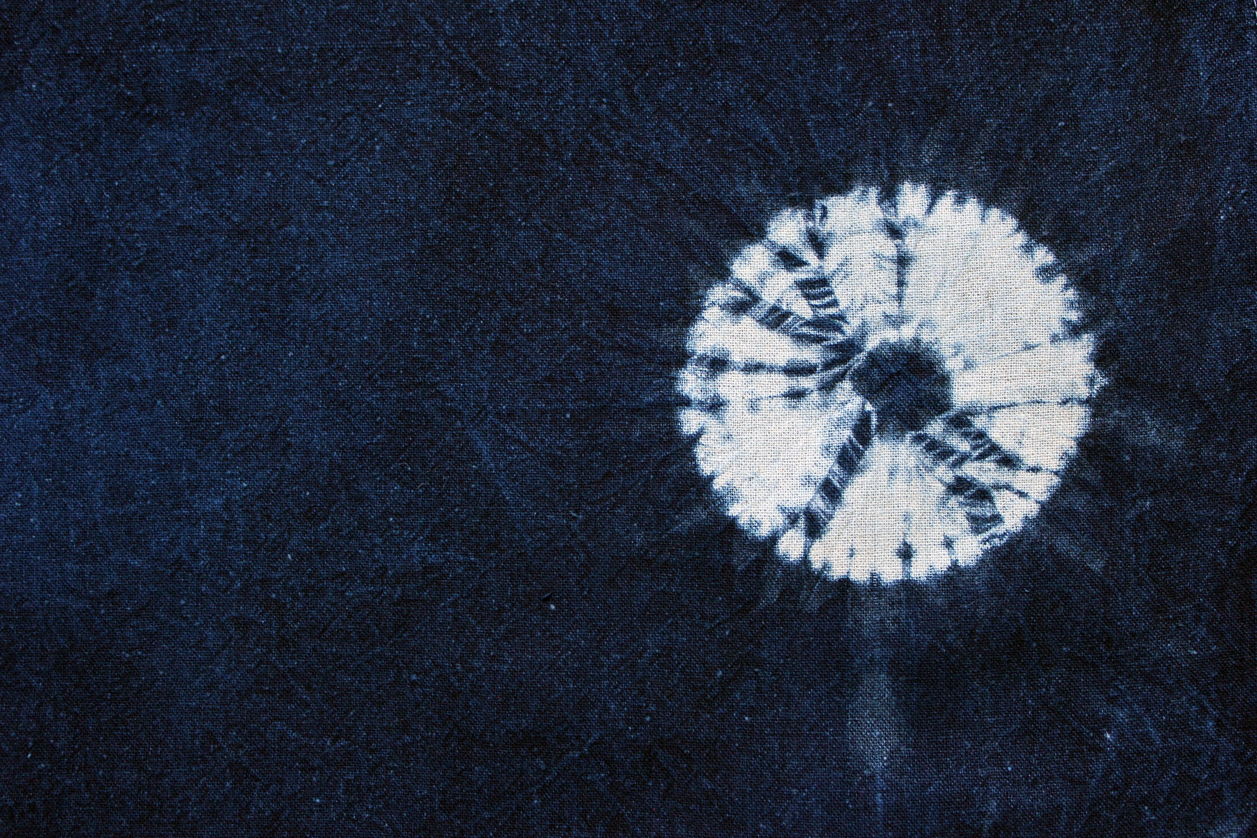 Kumo Japanese Shibori Wall Art | Natural Indigo Hand Dyed Textile Art ...