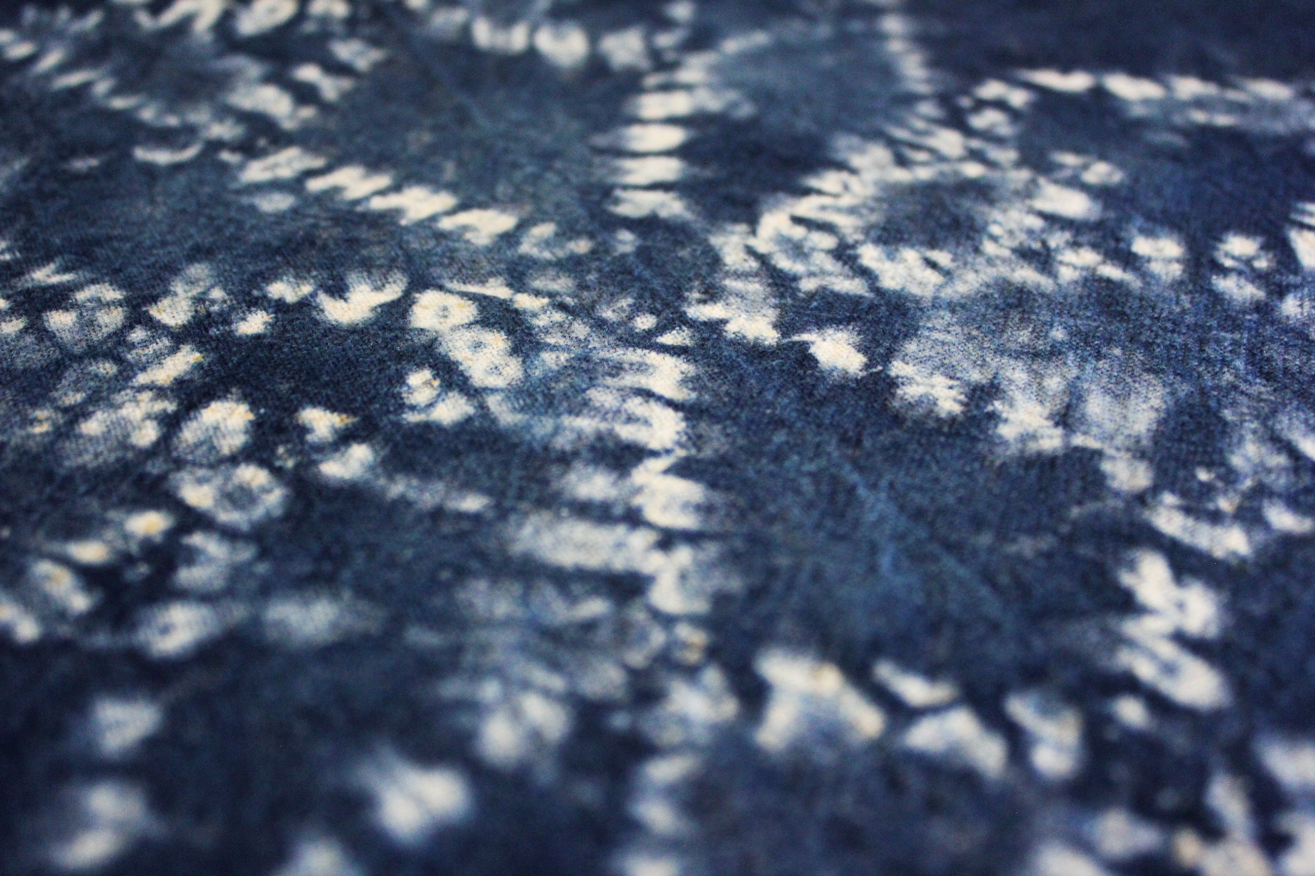 Nui Japanese Shibori Wall Art Natural Indigo Hand Dyed Textile Art One ...