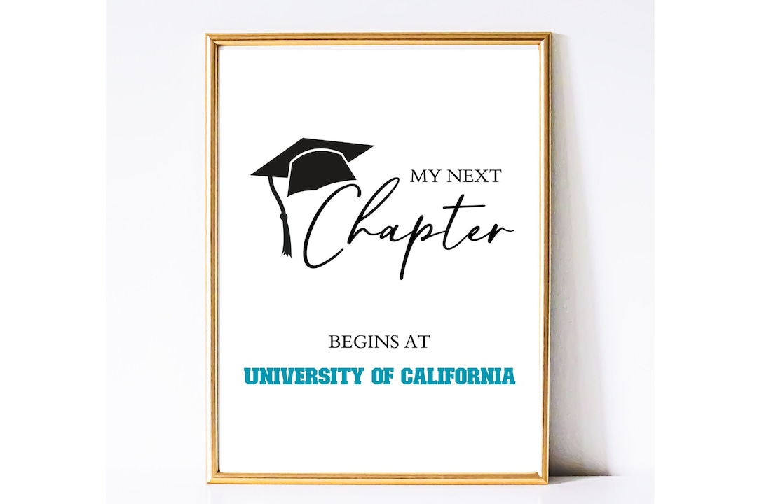 Graduation Printable Next Chapter Begins at Sign for Graduates ...
