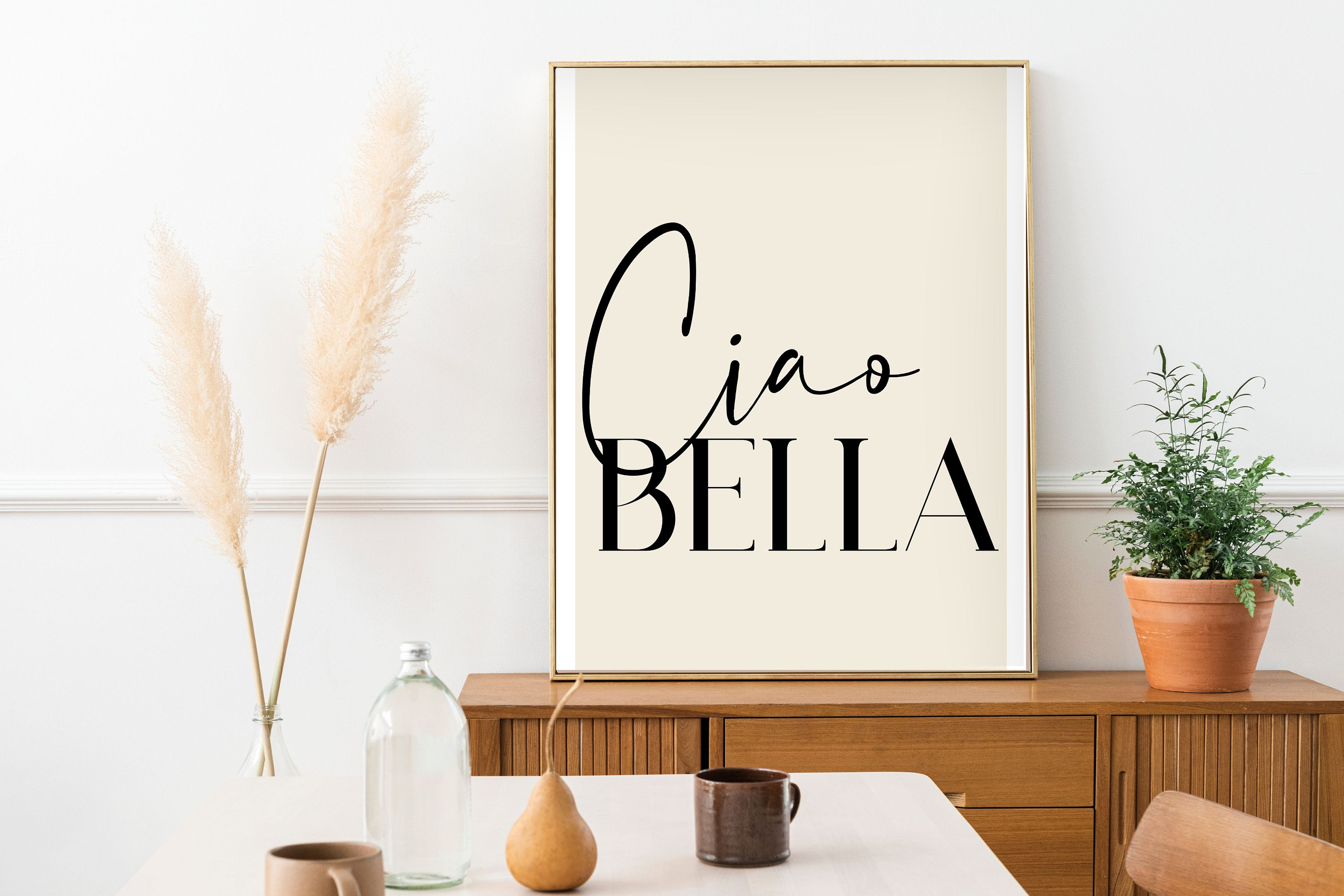 Ciao Bella Printable Wall Art Italian Luxury Poster Home - Etsy Australia