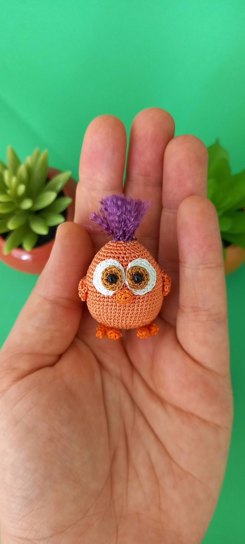 Miniature Amigurumi Angry Bird // Knitting, Crochet, Amigurumi ...