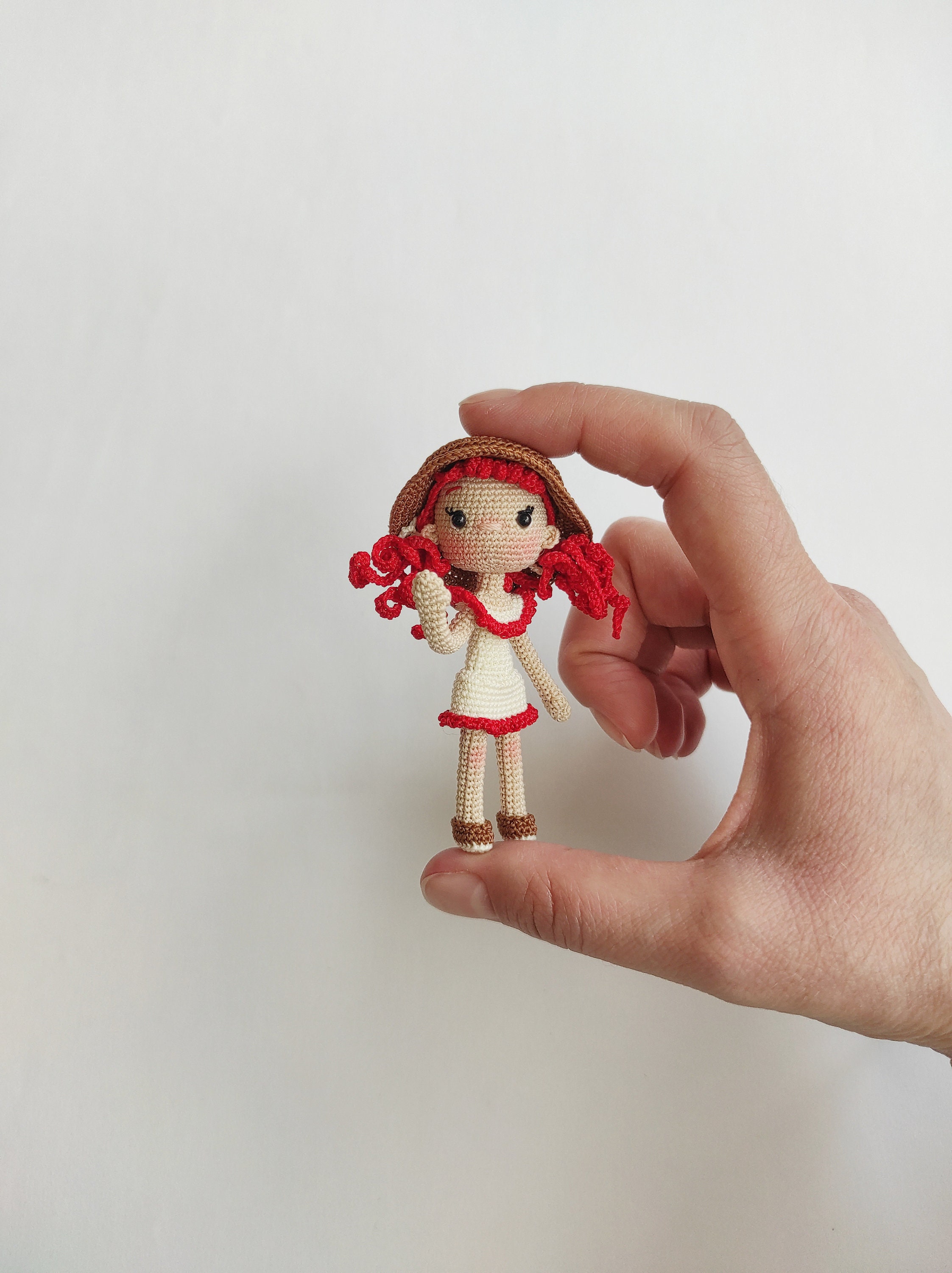 Miniature Amigurumi Jelin // Knitting, Crochet, Amigurumi Doll ...