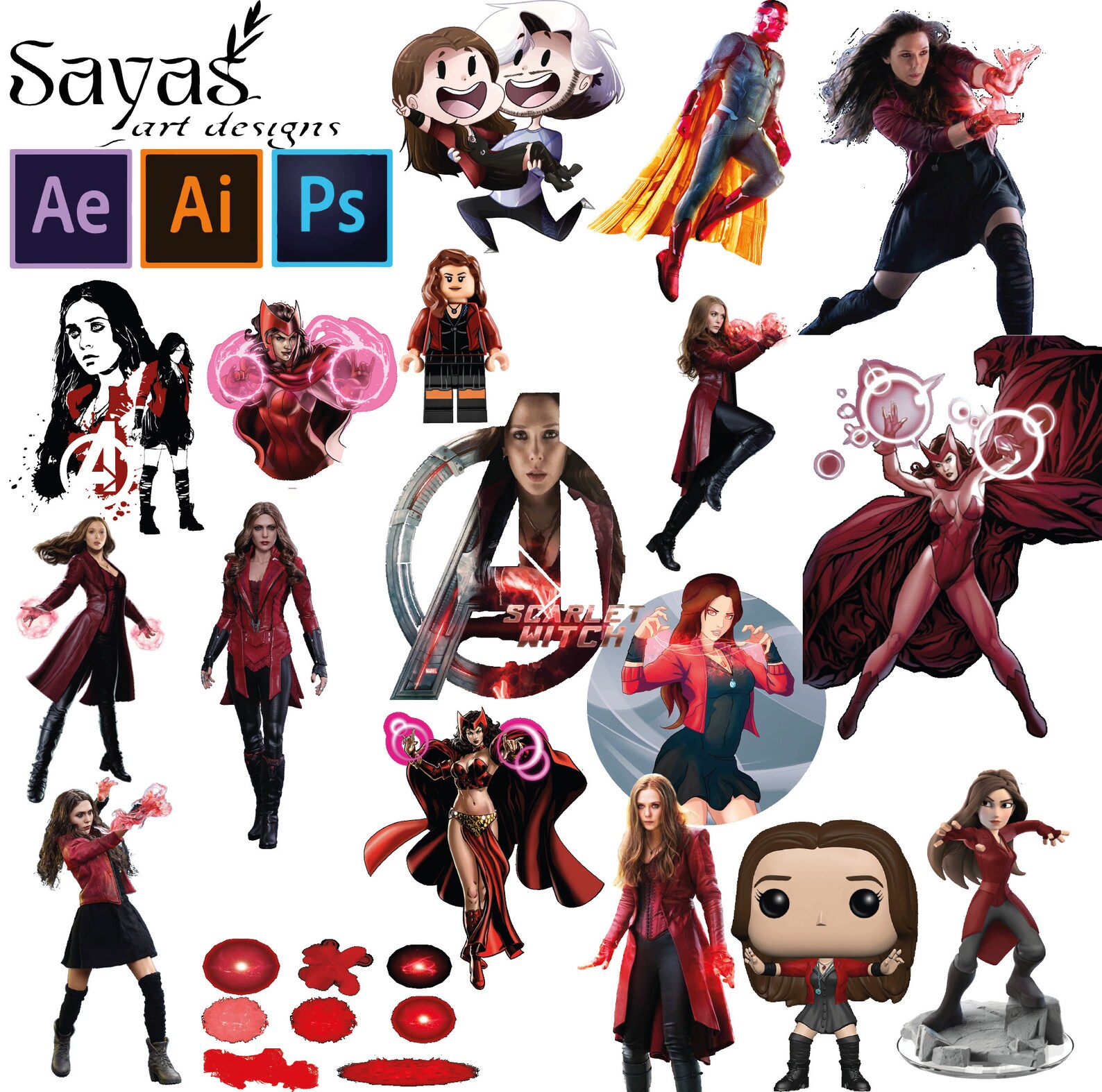 Wanda Svg Stickers Svg Png Eps Svg Dfx Digital - Etsy España