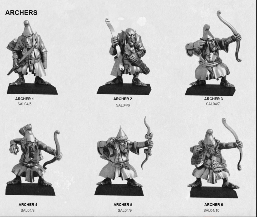 Brawniac Traitor Goblin Archers Wargame Miniatures - Etsy